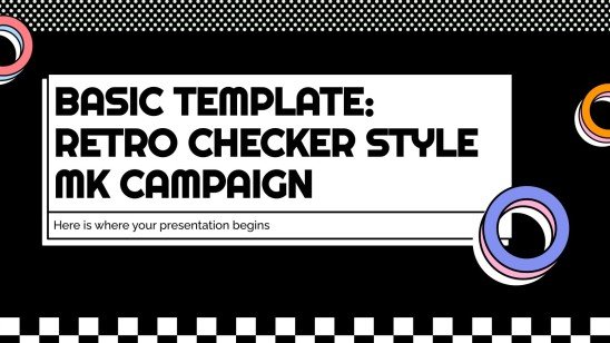 Retro Checker Style MK Campaign | Google Slides & PPT