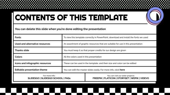 Retro Checker Style MK Campaign | Google Slides & PPT