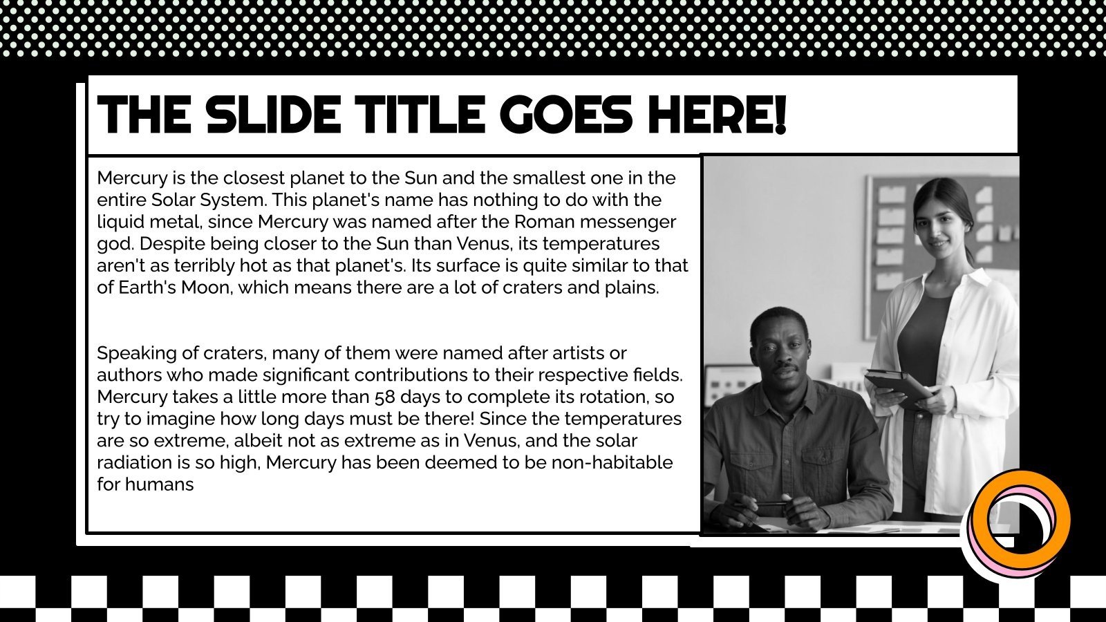 Retro Checker Style MK Campaign | Google Slides & PPT