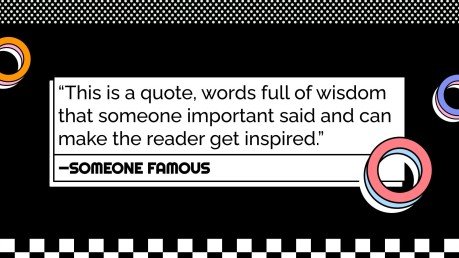 Retro Checker Style MK Campaign | Google Slides & PPT