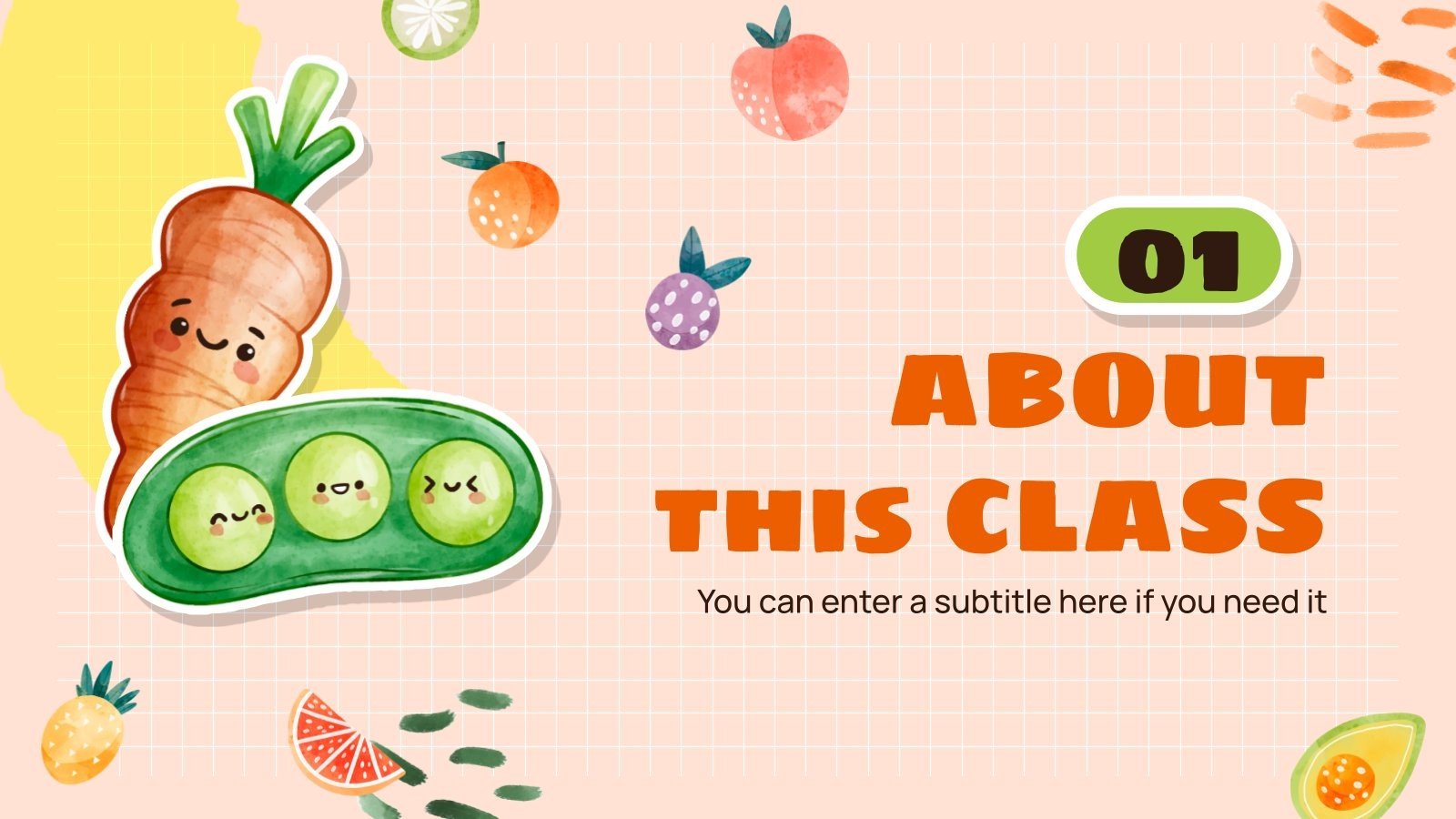 Health Subject for Pre-K: Healthy food | Google Slides & PPT
