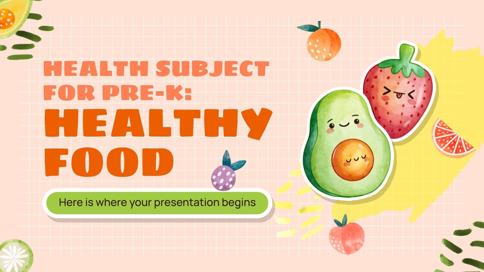 Plantillas gratuitas de Google Slides y PowerPoint sobre nutrición