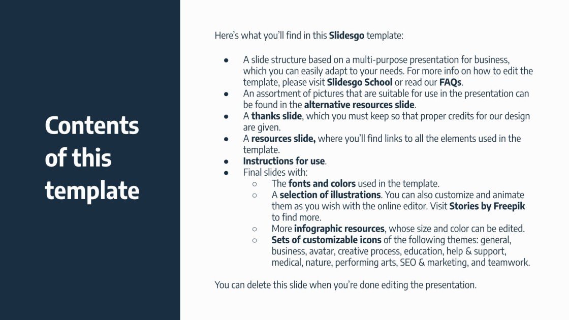 Modern Annual Report Google Slides & PowerPoint template