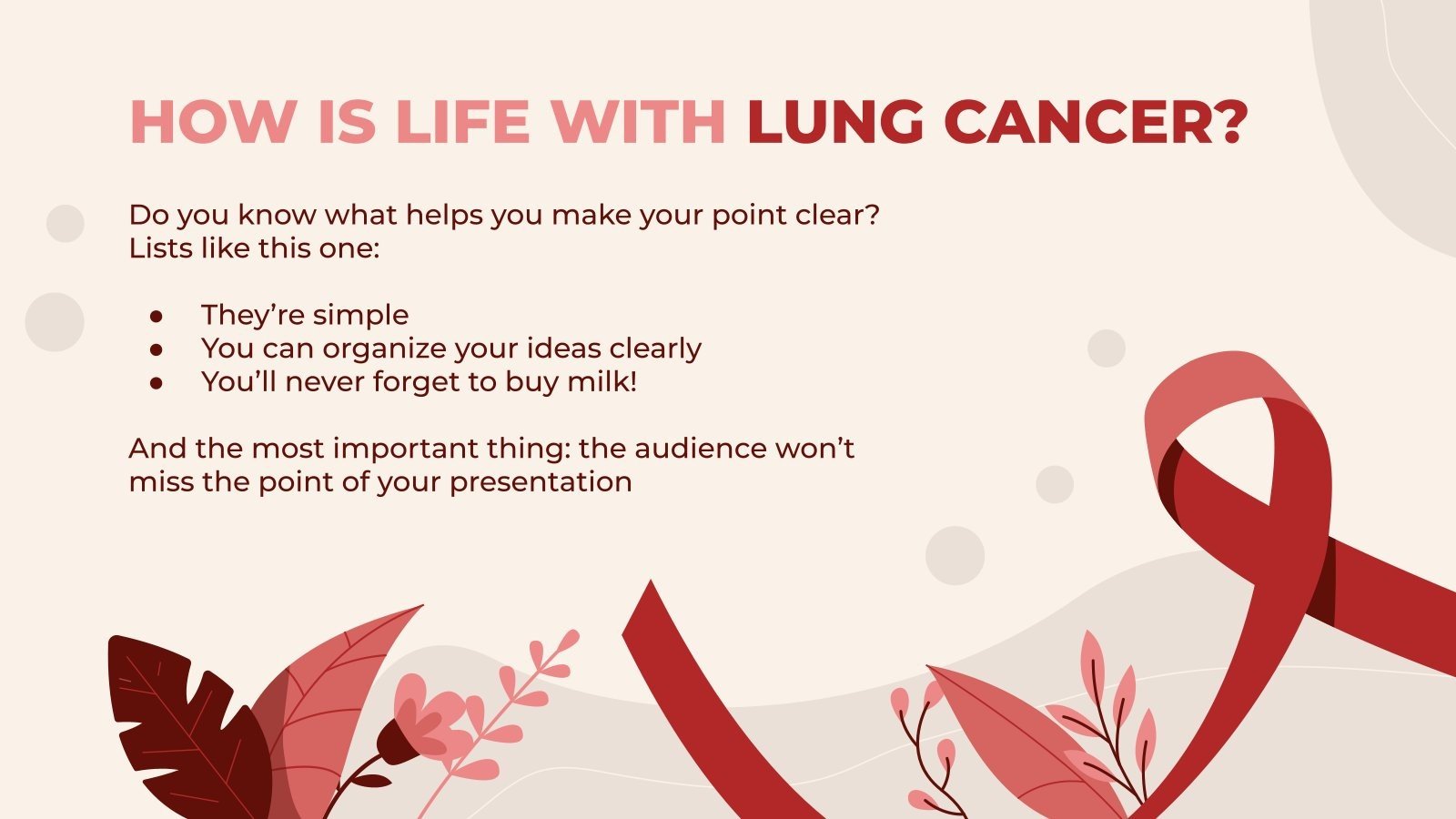Lung Cancer Treatment Breakthrough | Google Slides & PPT
