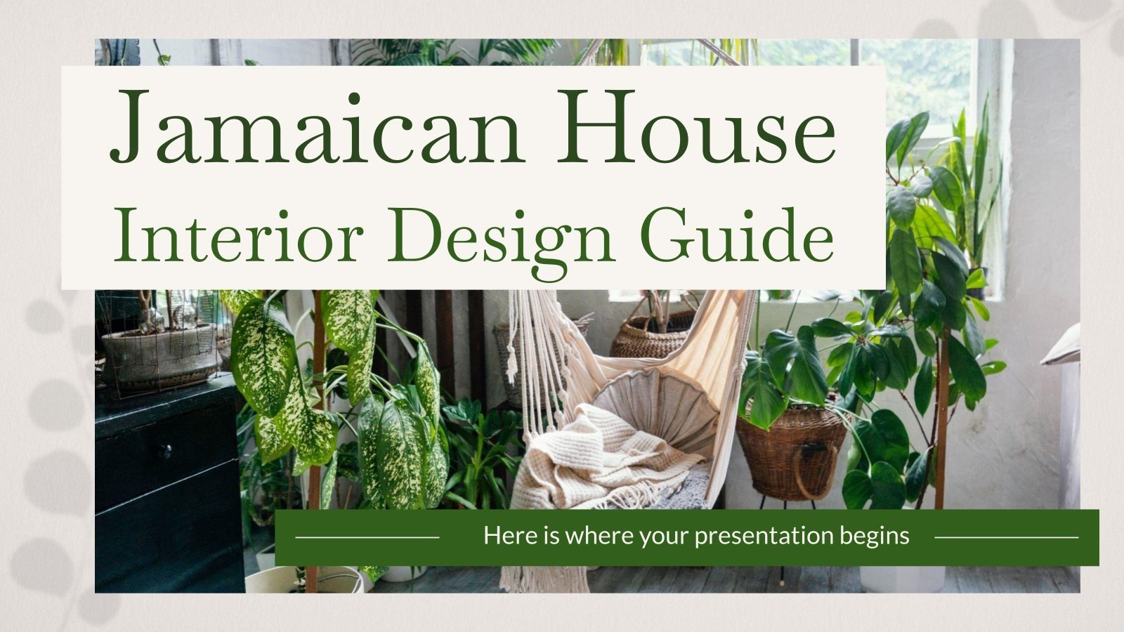 Jamaican House Interior Design Guide | Google Slides & PPT