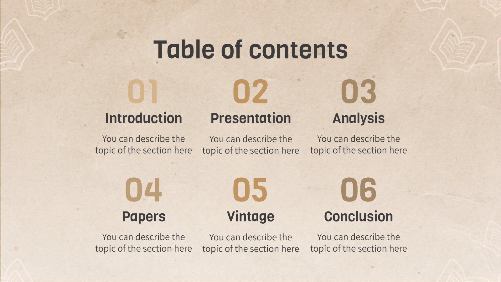Vintage Paper Style for Middle School Literature Lesson