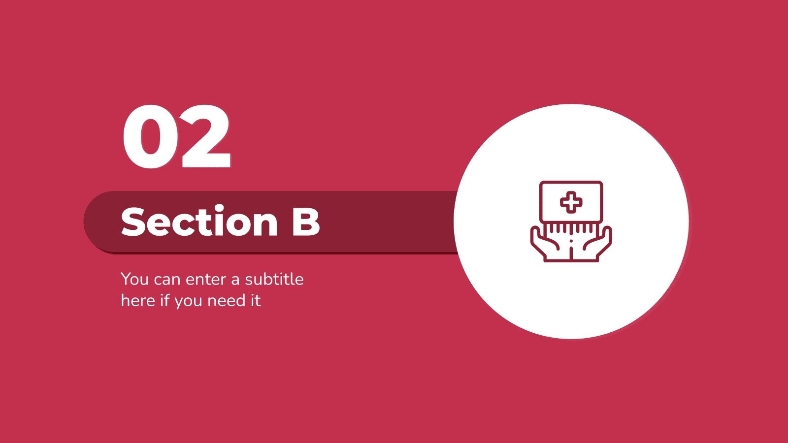 Red Humanitarian ORG Month Google Slides & PowerPoint