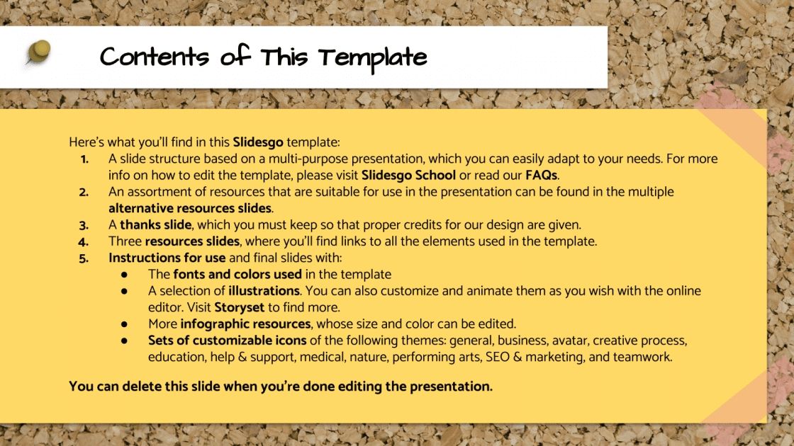 Interactive Bulletin Board Google Slides and PowerPoint template