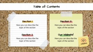 Interactive Bulletin Board Google Slides and PowerPoint template