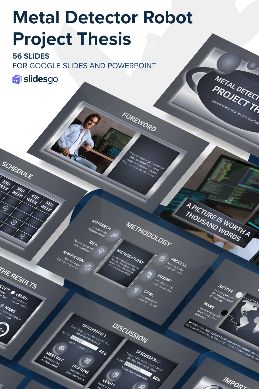 Metal Detector Robot Project Thesis | Google Slides & PPT