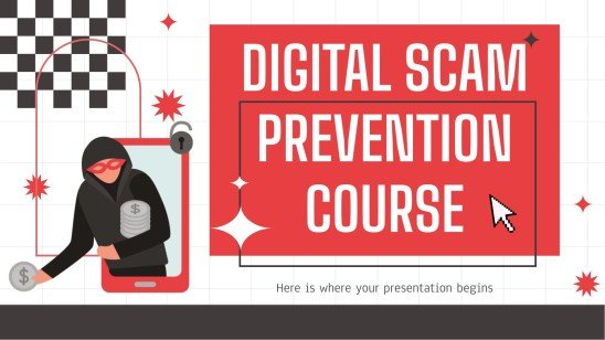 Digital Scam Prevention Course | Google Slides & PowerPoint