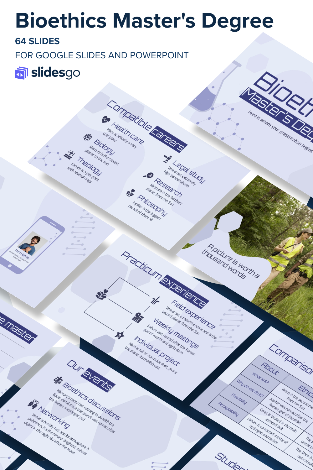 Bioethics Master's Degree | Google Slides and PowerPoint