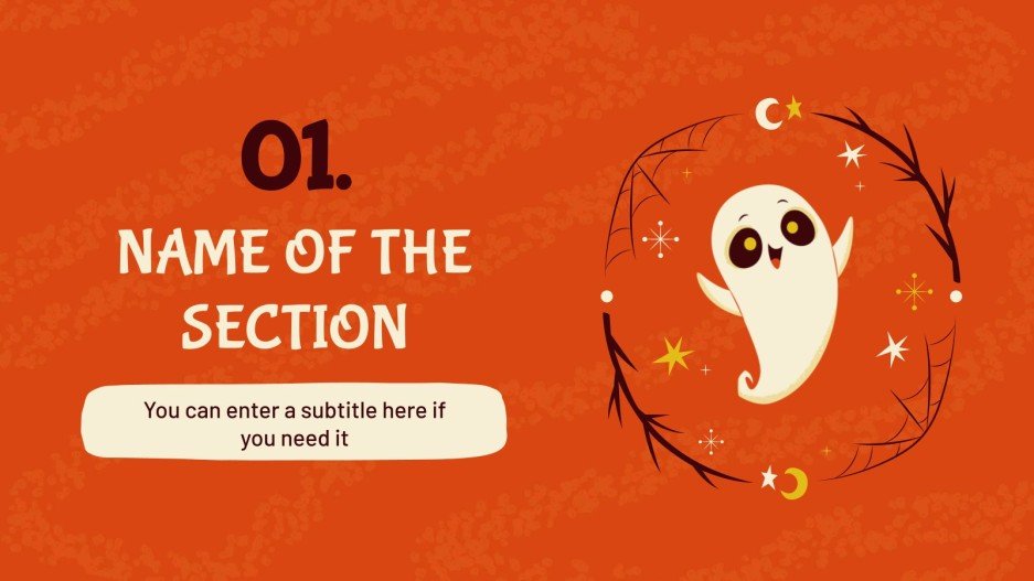 Cute Ghost Minitheme | Google Slides & PowerPoint template