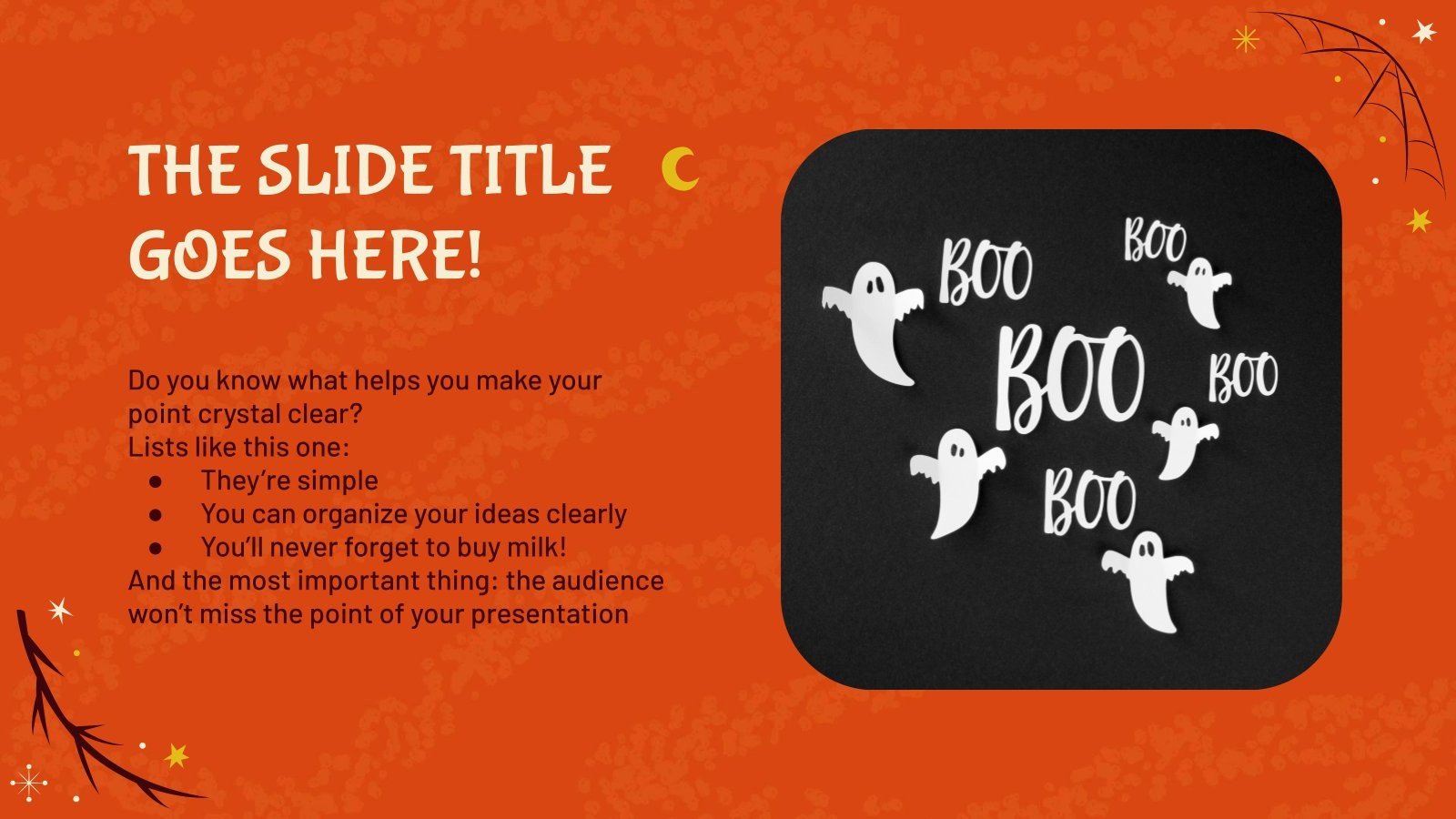Cute Ghost Minitheme | Google Slides & PowerPoint template