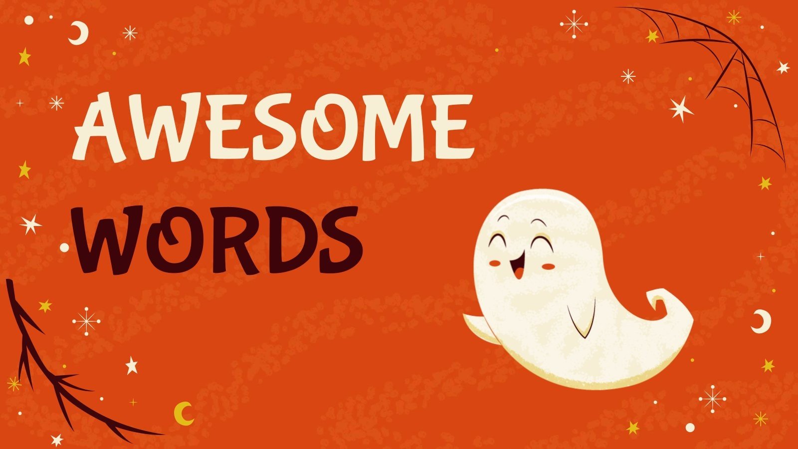 Cute Ghost Minitheme | Google Slides & PowerPoint template
