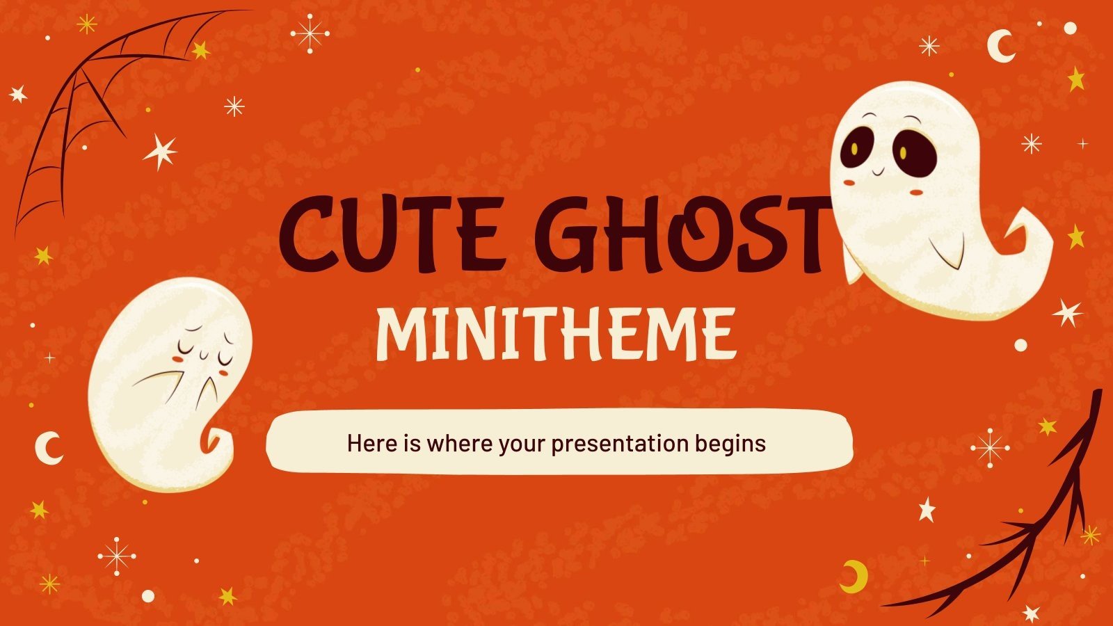 Free Scary Google Slides & PPT templates about Ghosts