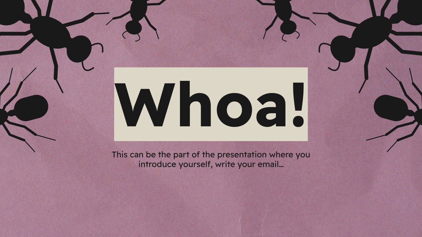 Ants Nests Lesson for Middle School | Google Slides & PPT