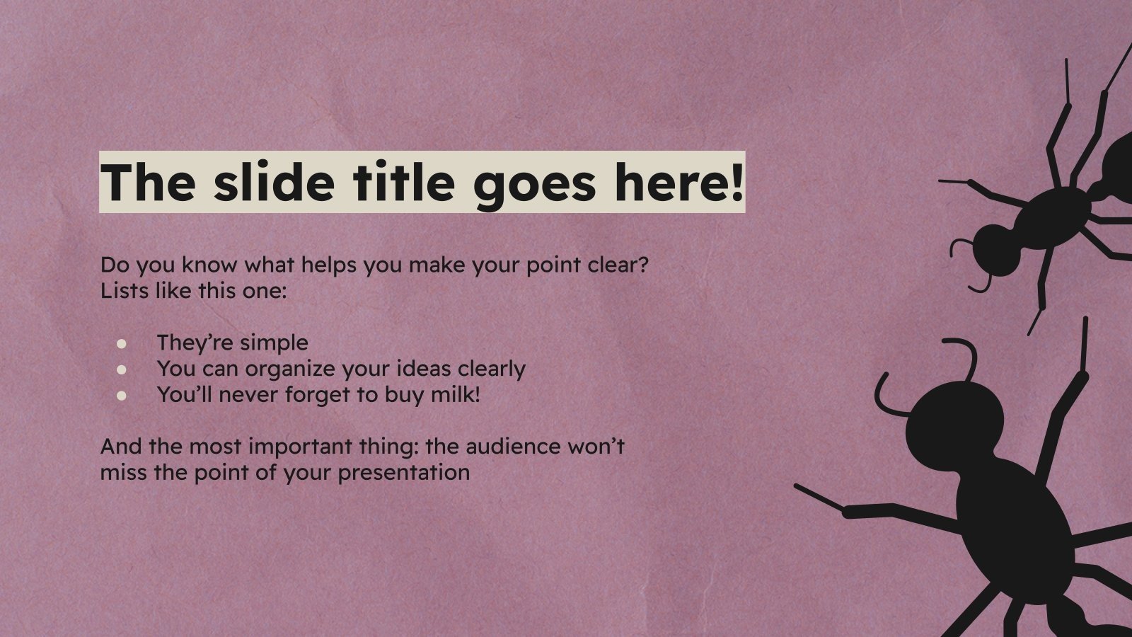 Ants Nests Lesson for Middle School | Google Slides & PPT