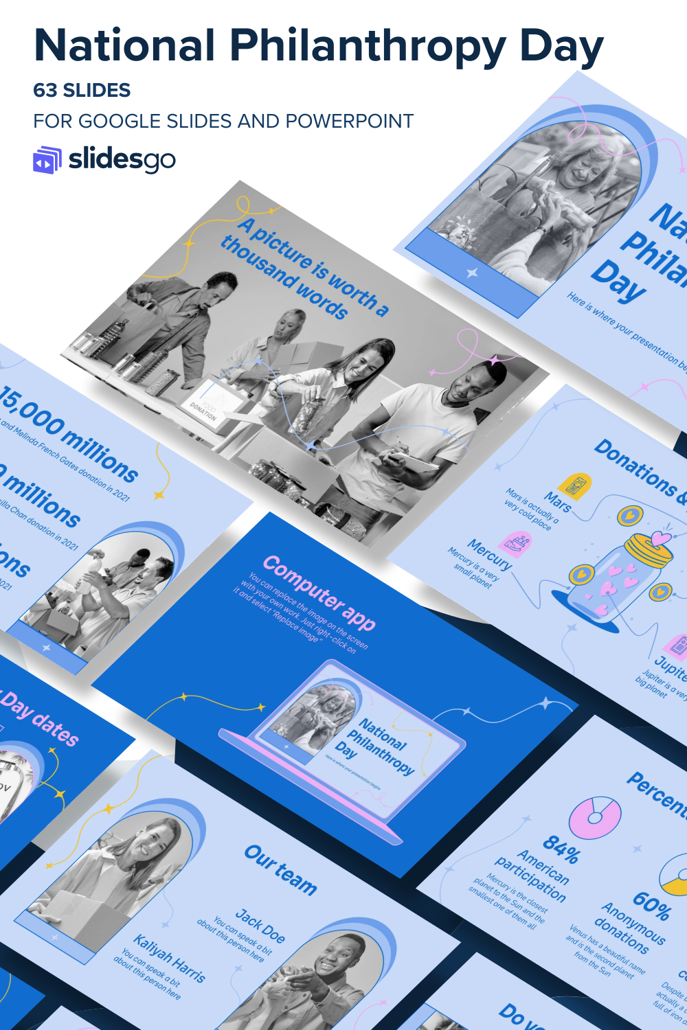National Philanthropy Day | Google Slides and PowerPoint