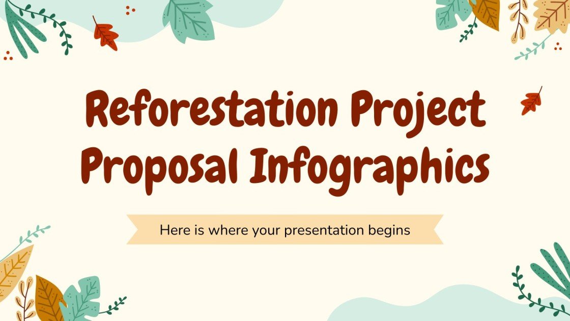 Proyecto de reforestación Infografías