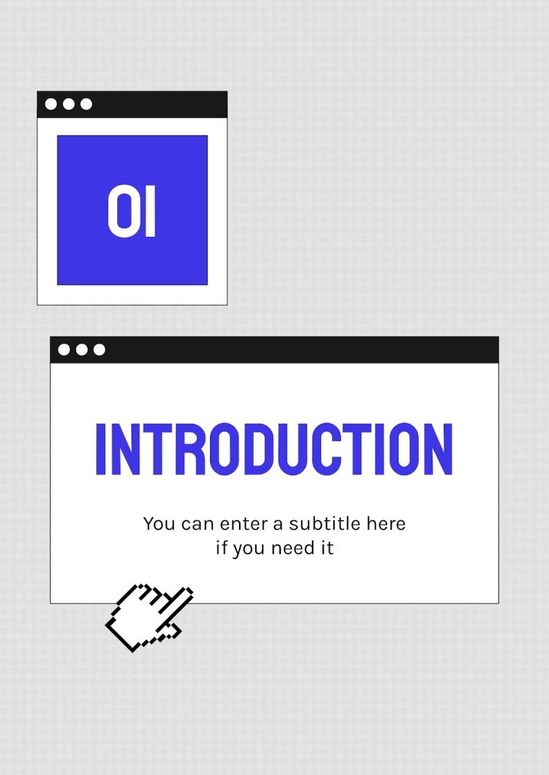 Cool Computer Interface Style Student Book