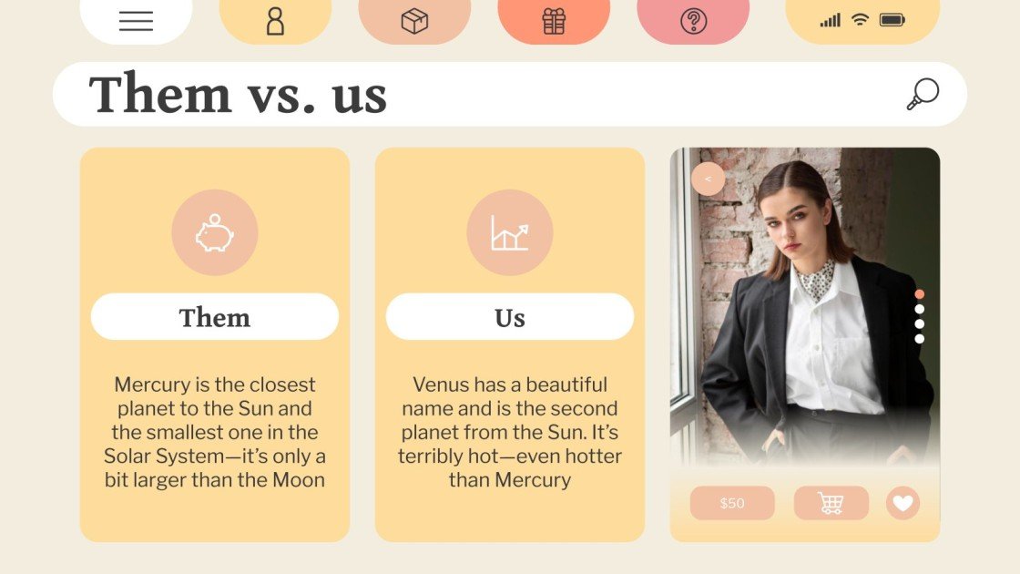 Fashion Shop App Prototype Pitch Deck | Google Slides & PPT