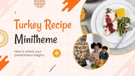 Turkey Recipe Minitheme | Google Slides & PowerPoint