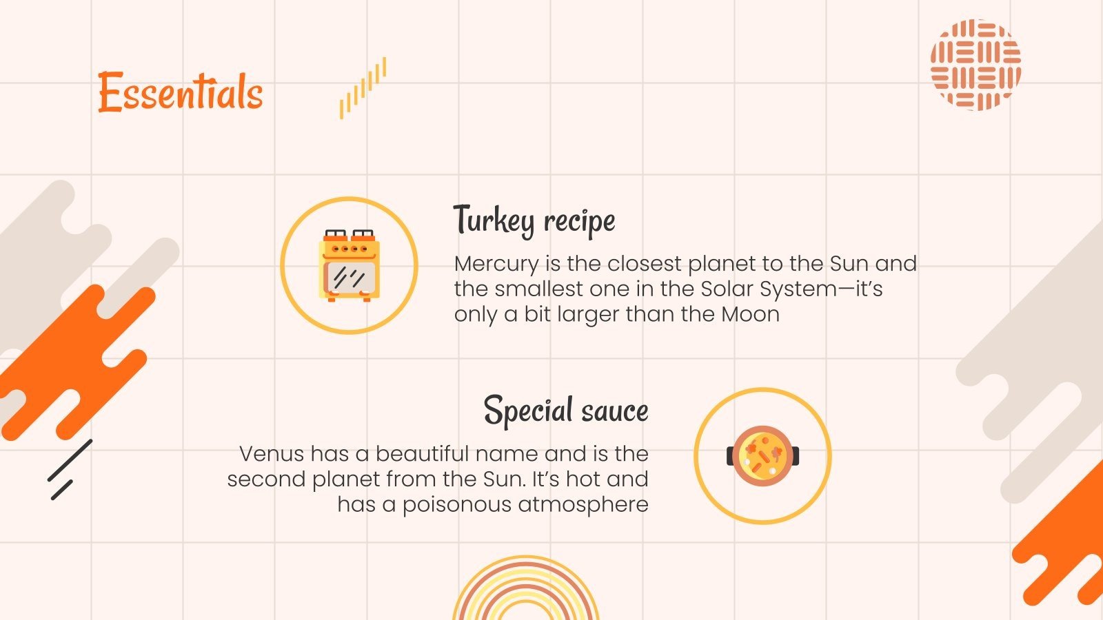 Minitema: Receta de pavo | Google Slides y PowerPoint