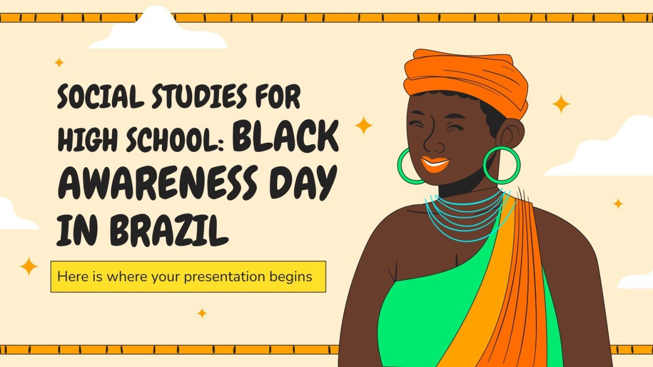 Dia da Consciência Negra no Brasil | Google Slides e PPT