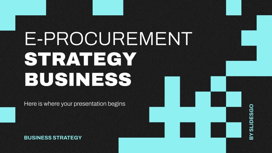 E-Procurement Strategy Business Plan | Google Slides & PPT