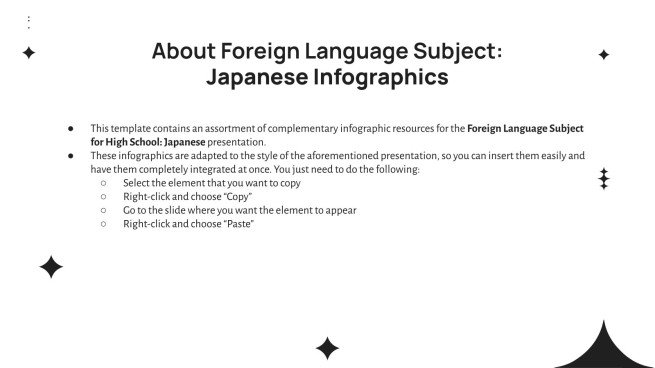 Japanese Subject for 9th Grade: Japanese Infographics