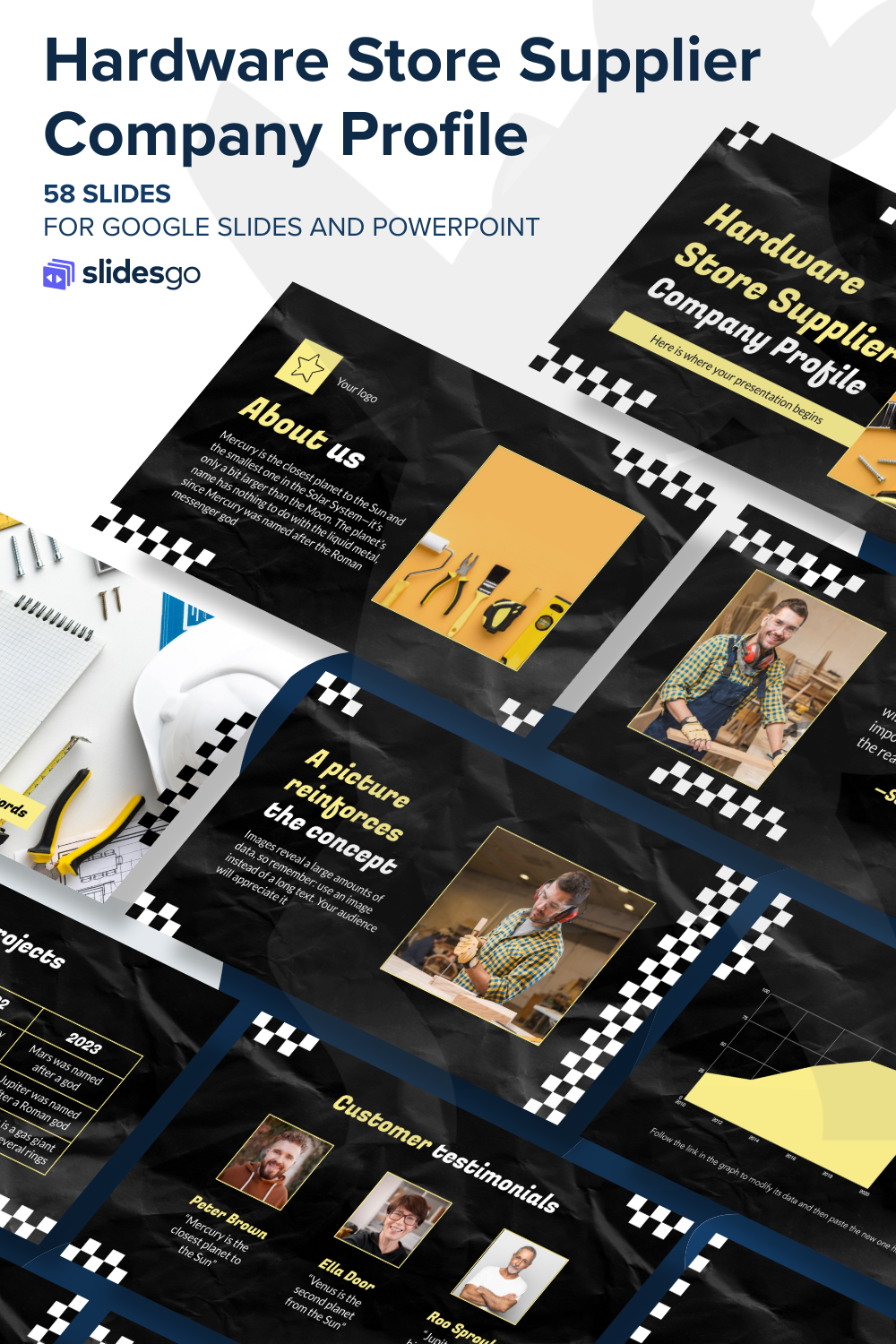 Hardware Store Supplier Company Profile | Google Slides and PPT