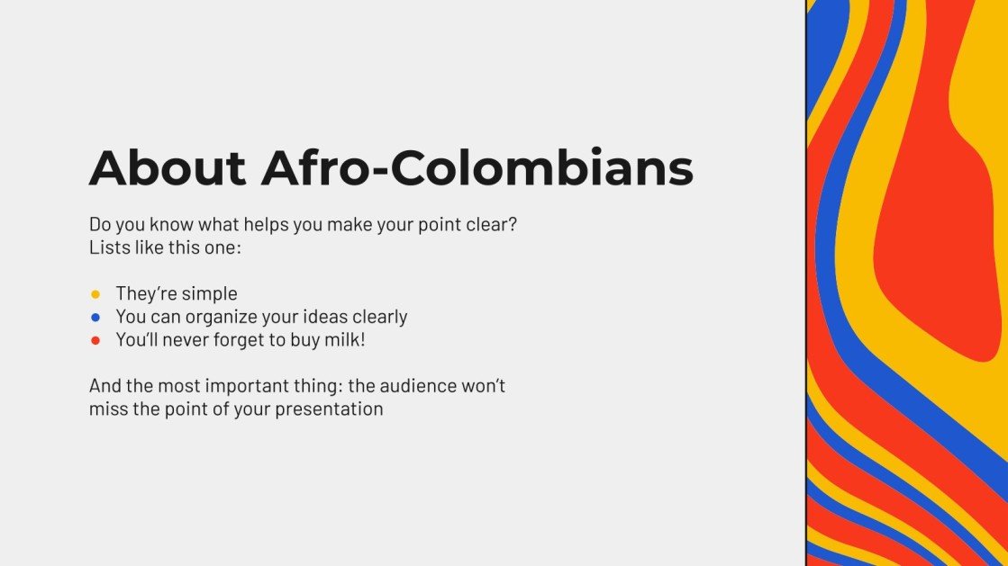 Afro-Colombian Day | Google Slides & PowerPoint template