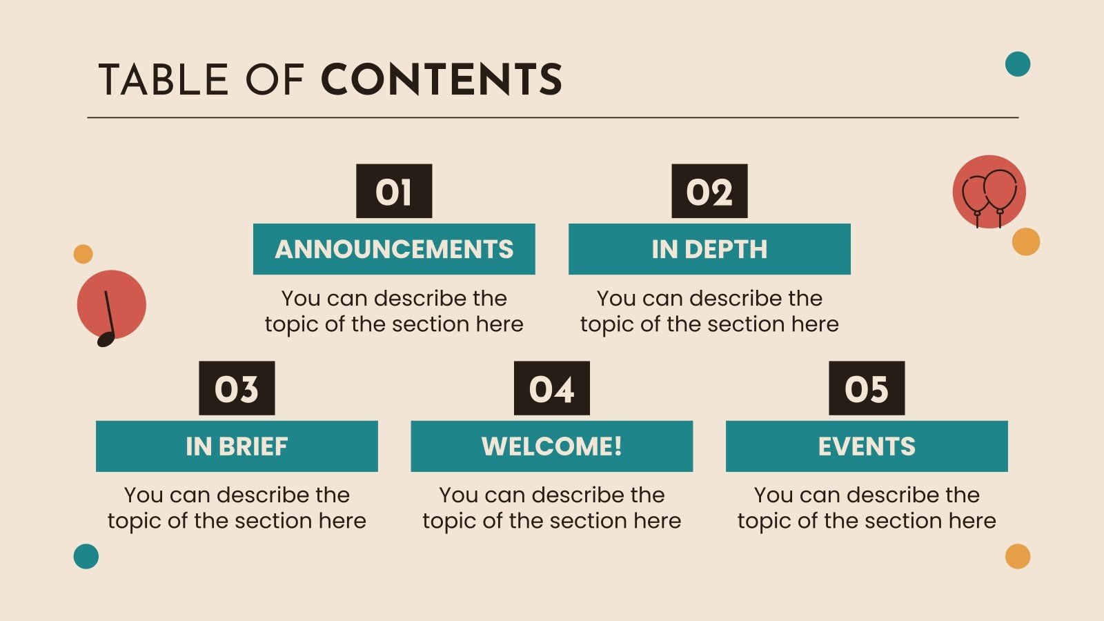 Upcoming Event Invitation Newsletter | Google Slides & PPT