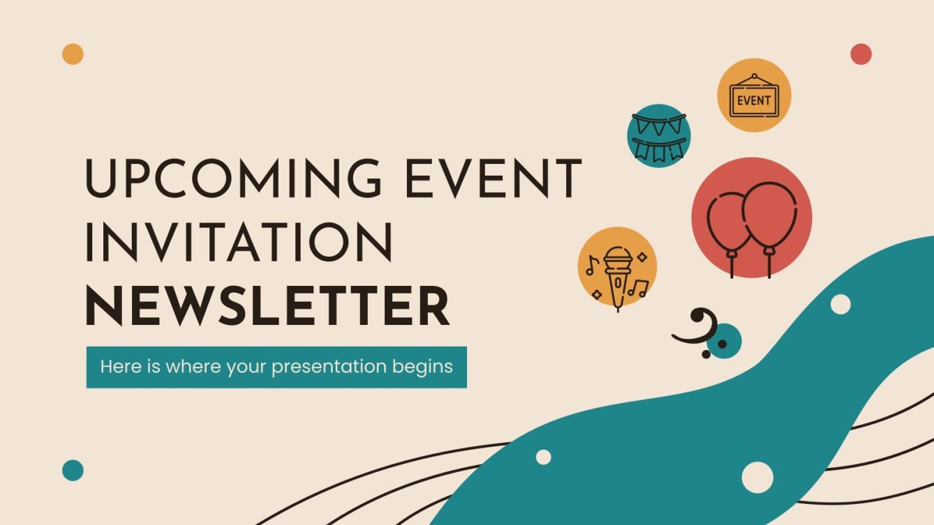 Plantillas gratis para Google Slides y PPT sobre eventos