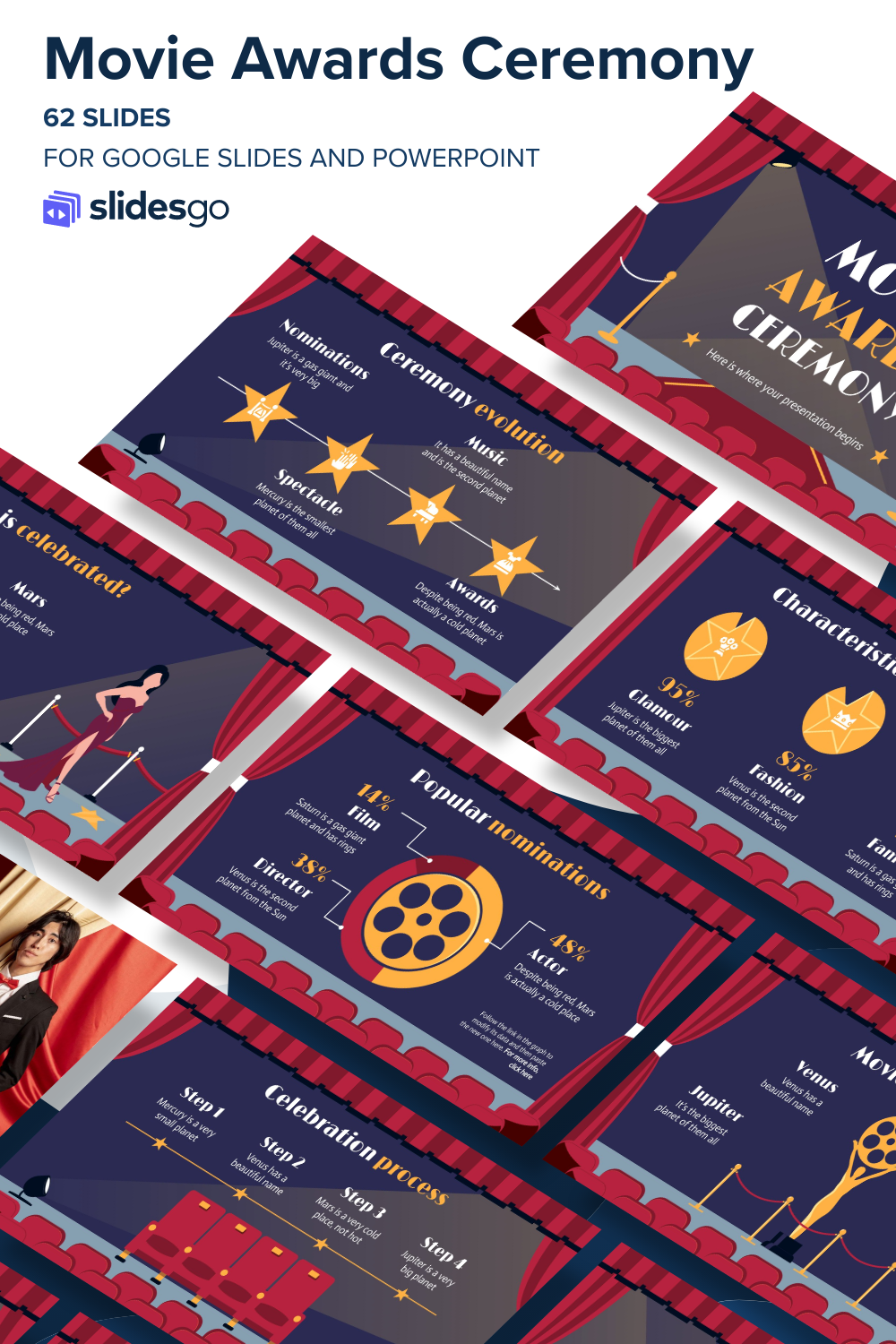 Movie Awards Ceremony | Google Slides and PowerPoint Template