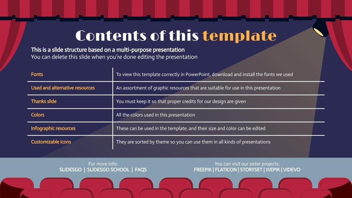 Movie Awards Ceremony | Google Slides and PowerPoint Template