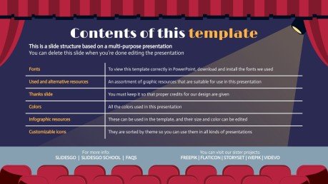 Movie Awards Ceremony | Google Slides and PowerPoint Template
