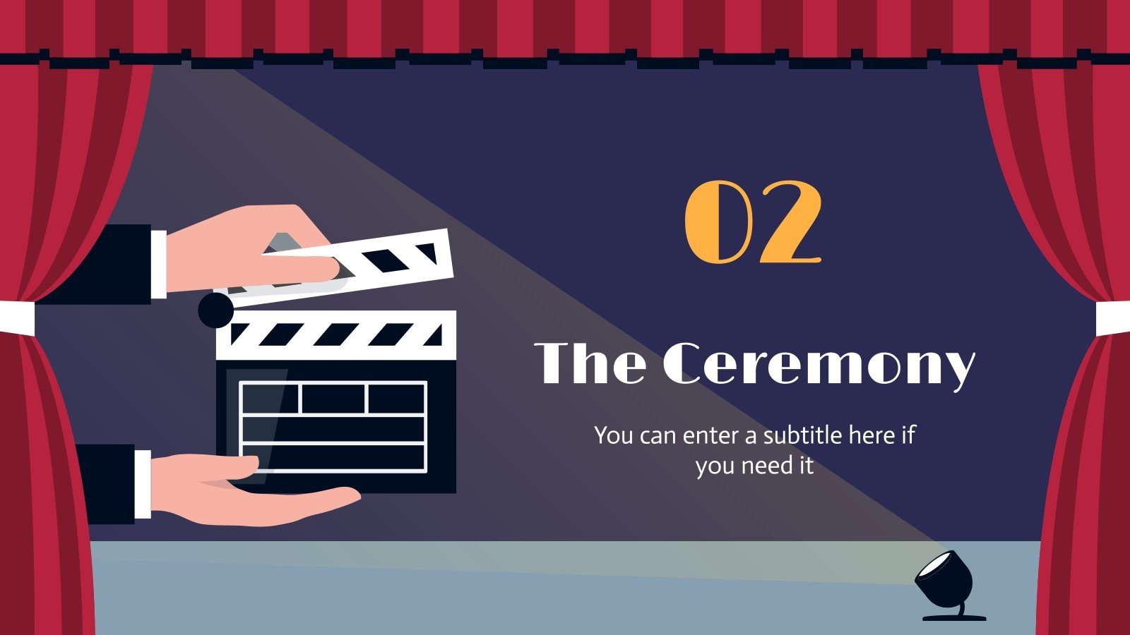 Movie Awards Ceremony | Google Slides and PowerPoint Template