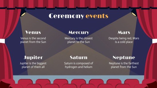 Movie Awards Ceremony | Google Slides and PowerPoint Template