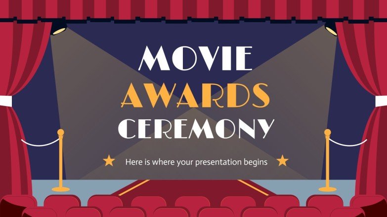 Templates for Google Slides and PPT for an Award Ceremony