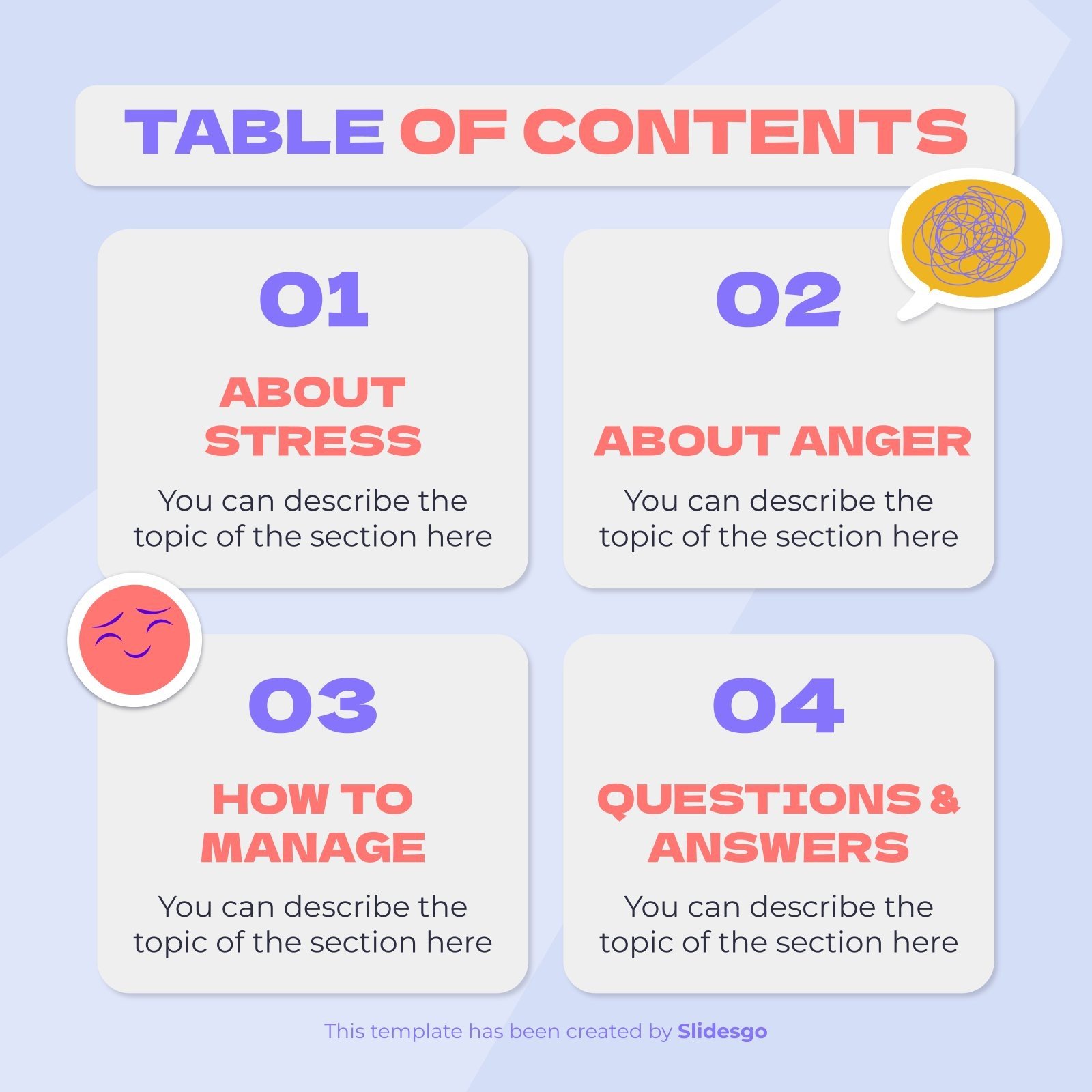 Stress and Anger Management IG Posts | Google Slides & PPT