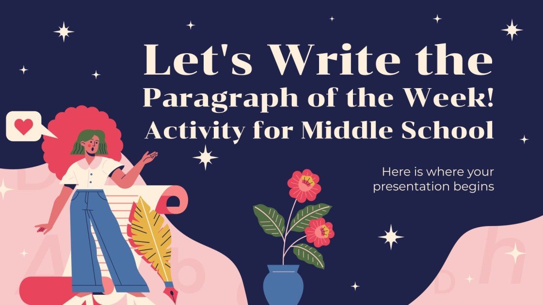 Write the Paragraph of the Week! Activity for Middle School