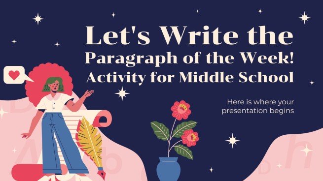 Write the Paragraph of the Week! Activity for Middle School