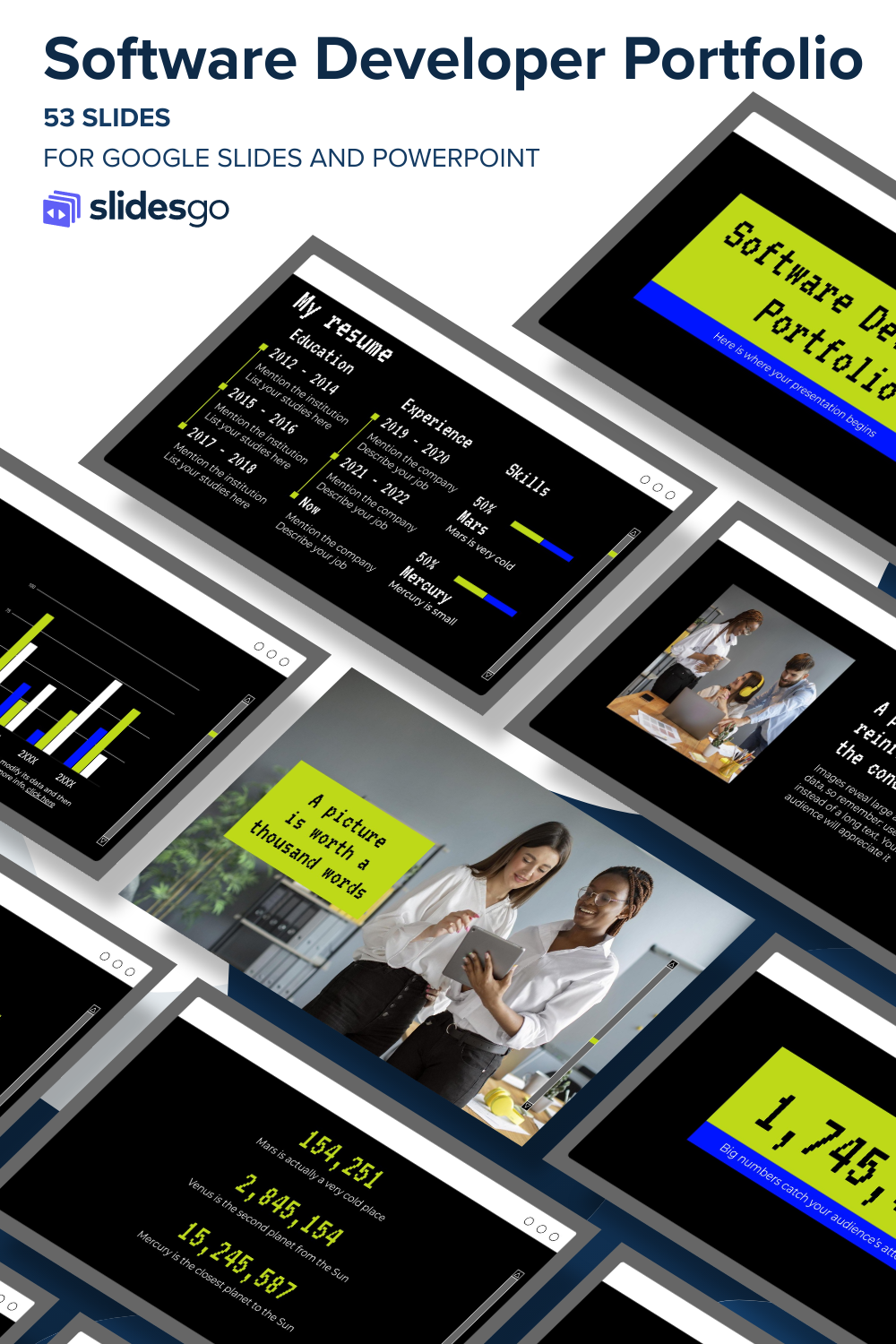 Software Developer Portfolio | Google Slides & PPT