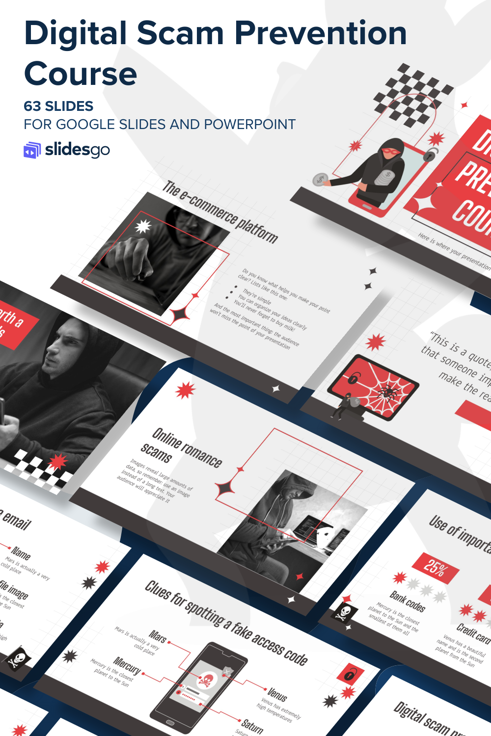 Digital Scam Prevention Course | Google Slides & PowerPoint