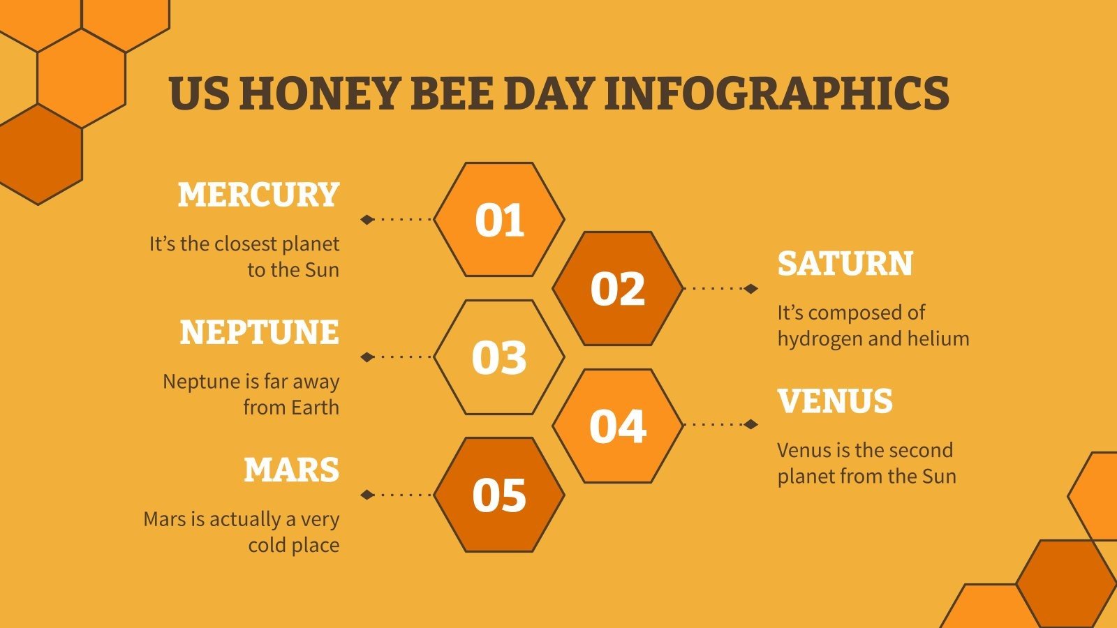 US Honey Bee Day Infographics | Google Slides & PowerPoint