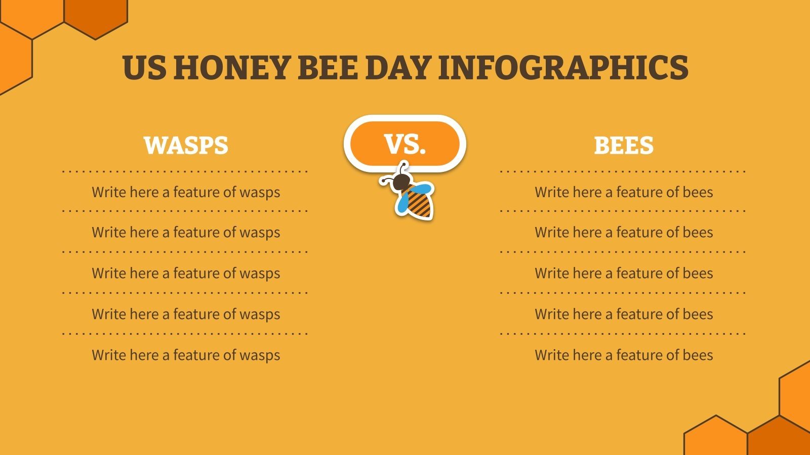 US Honey Bee Day Infographics | Google Slides & PowerPoint