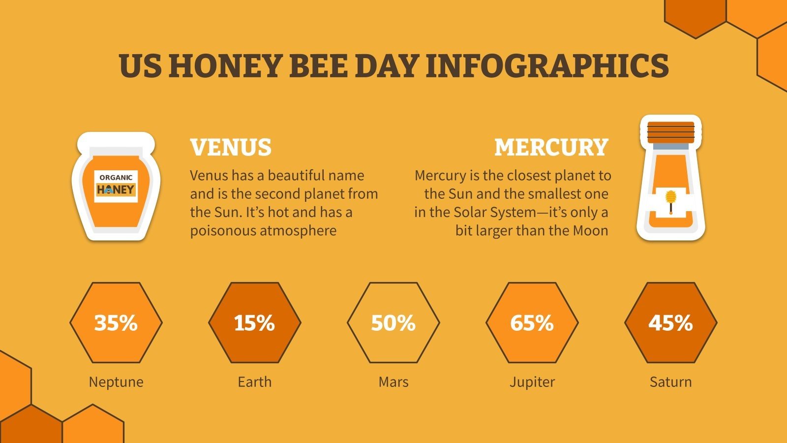 US Honey Bee Day Infographics | Google Slides & PowerPoint