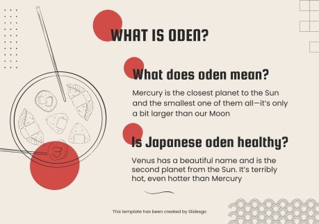 Oden Variety Printable Recipe Cards | Google Slides & PPT